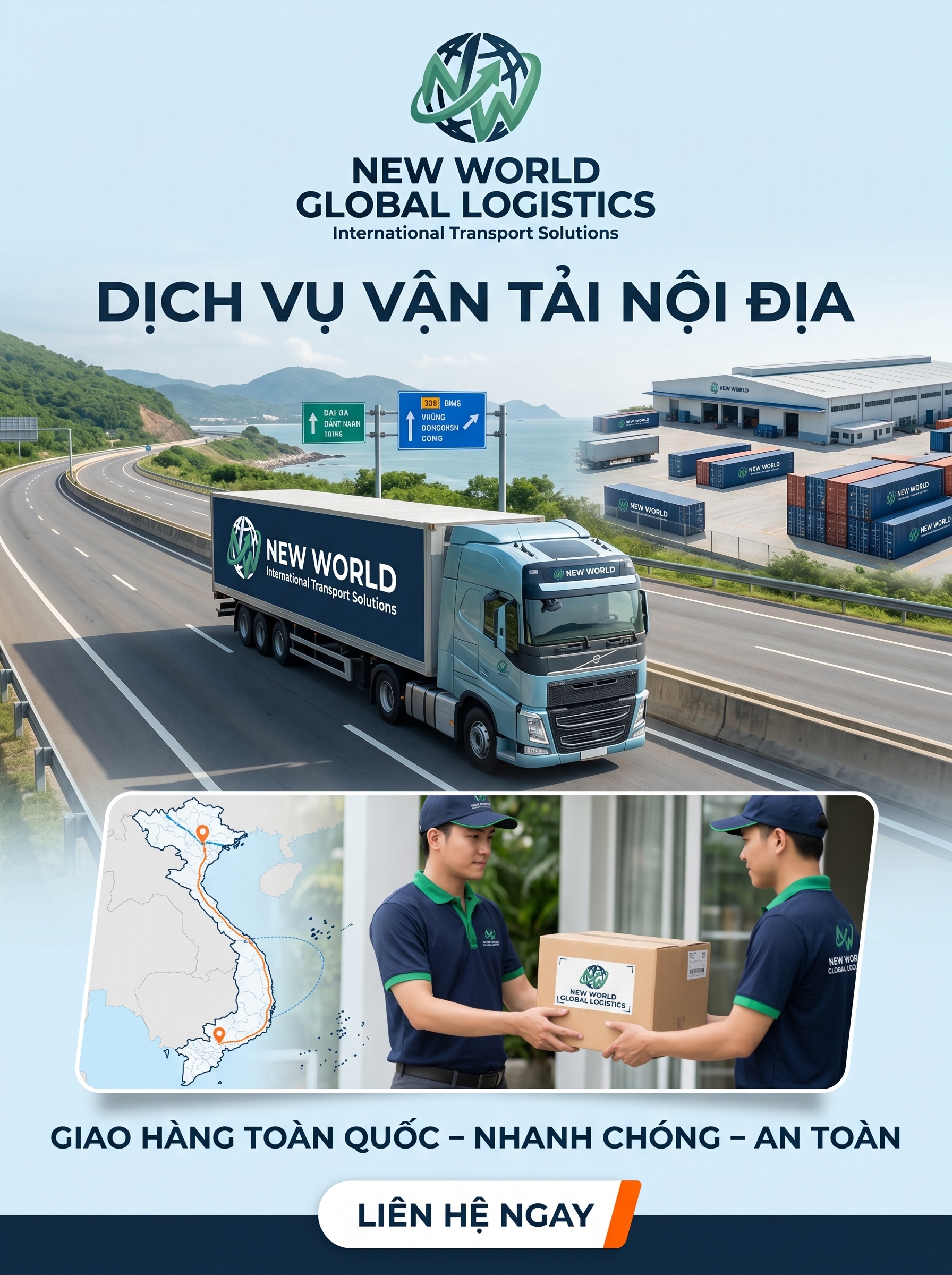 🌍 New World Global Logistics ️ Giải Pháp Logistics Toàn Diện